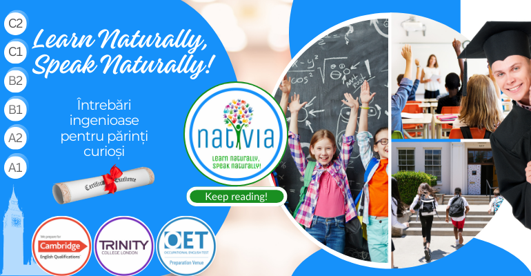 Nativia Learning Center » Cum să afli cu adevărat cum a fost ziua la școală: Întrebări ...